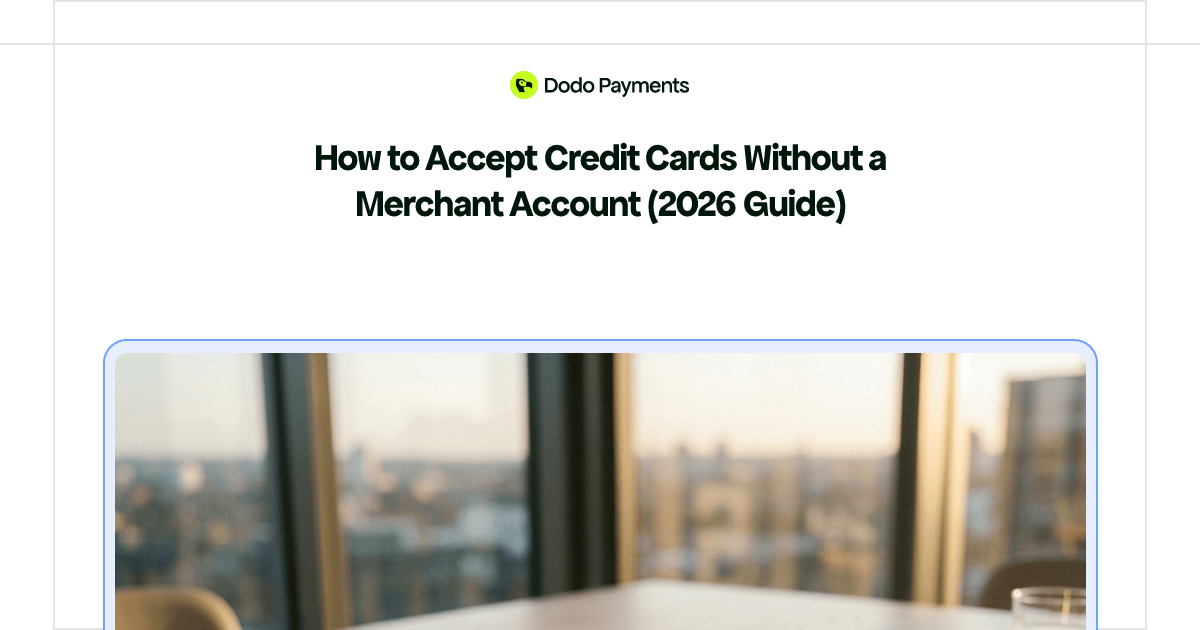 How to Accept Credit Cards Without a Merchant Account (2026 Guide ...