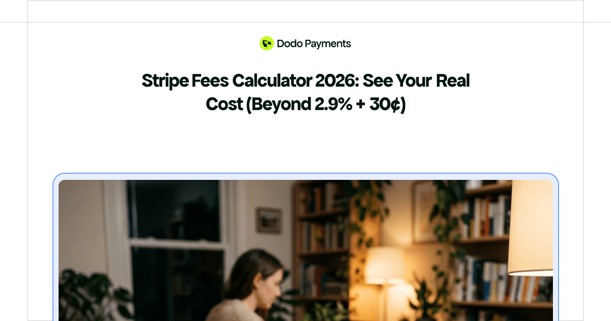 Stripe Fees Calculator 2026: See Your Real Cost (Beyond 2.9% + 30 ...