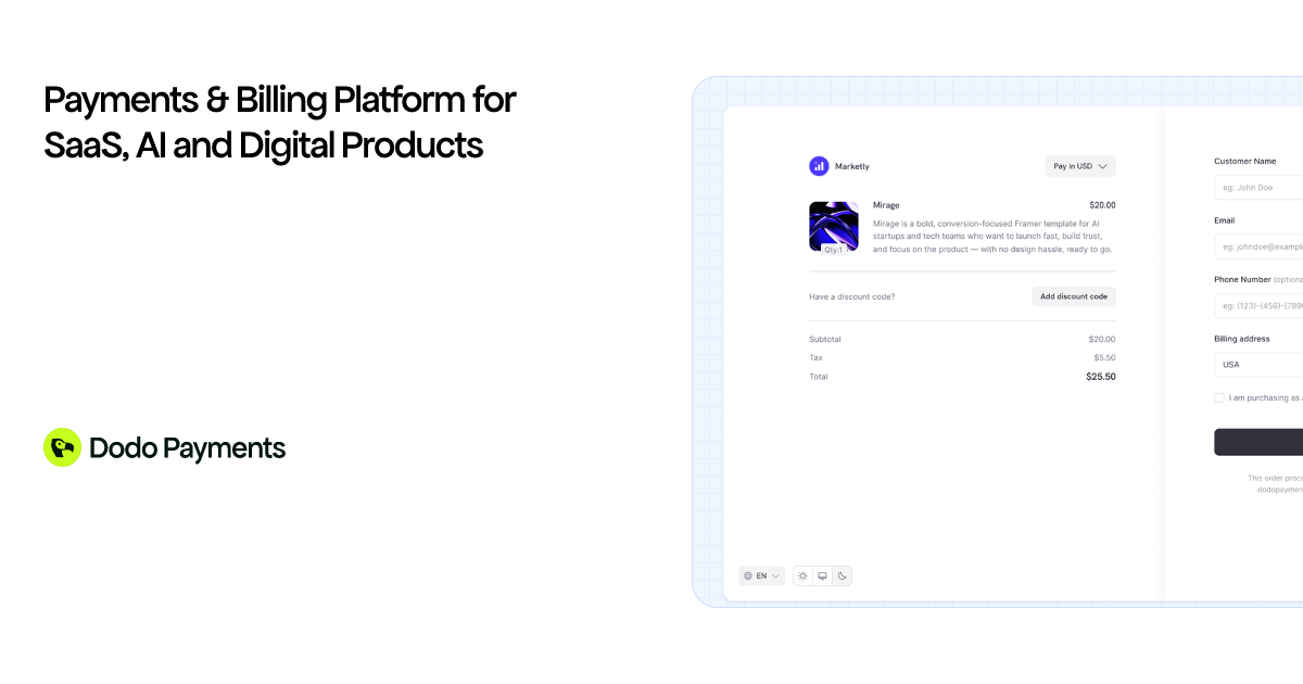 Pagos | Dodo Payments